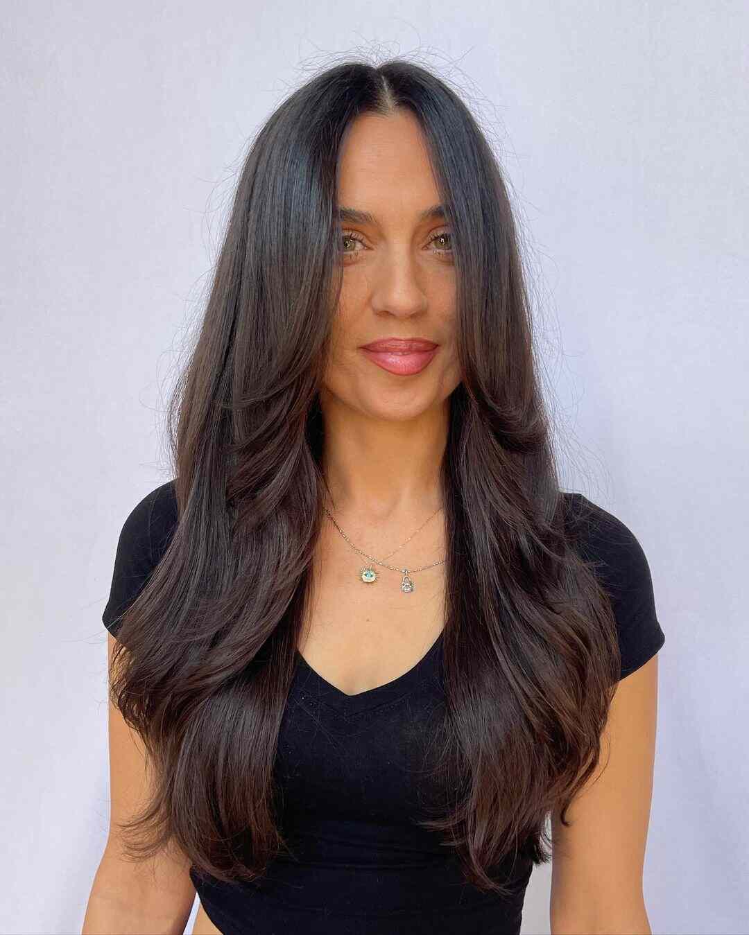 35 Enchanting Face-Framing Layers Long Hair: The Ultimate Guide To A ...