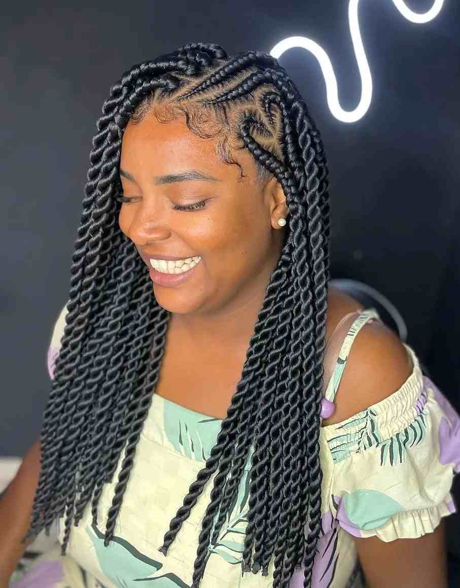 33 Gorgeous Twist Hairstyles For Natural Hair: Stylish, Versatile, And ...