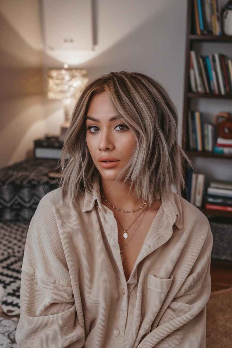 36 Stunning Middle Part Hairstyles To Elevate Your Look In 2025 ...