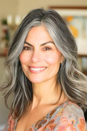 31 Stunning Gray Hair Blending Ideas For A Seamless Look! - Style With Glam