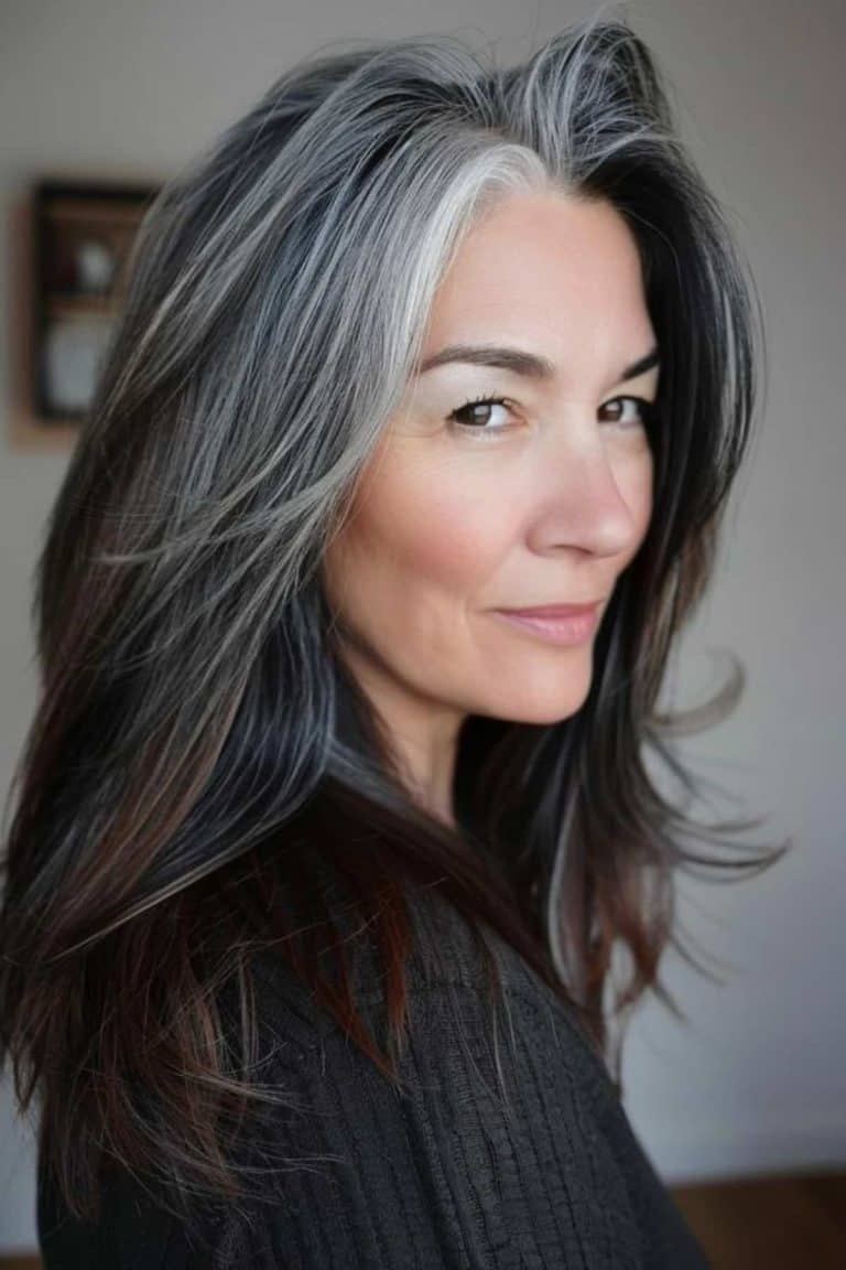 31 Stunning Gray Hair Blending Ideas For A Seamless Look! - Style With Glam