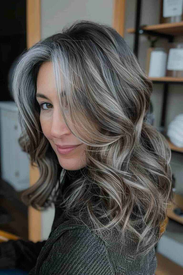 31 Stunning Gray Hair Blending Ideas For A Seamless Look! - Style With Glam