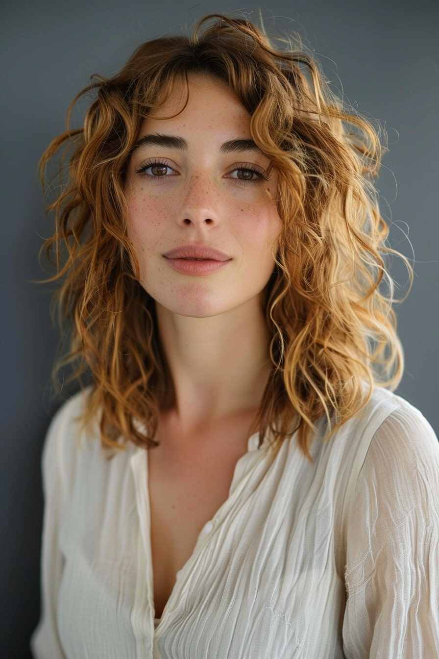 32 Charming Natural Wavy Haircuts: Effortless Styles For A Gorgeous ...