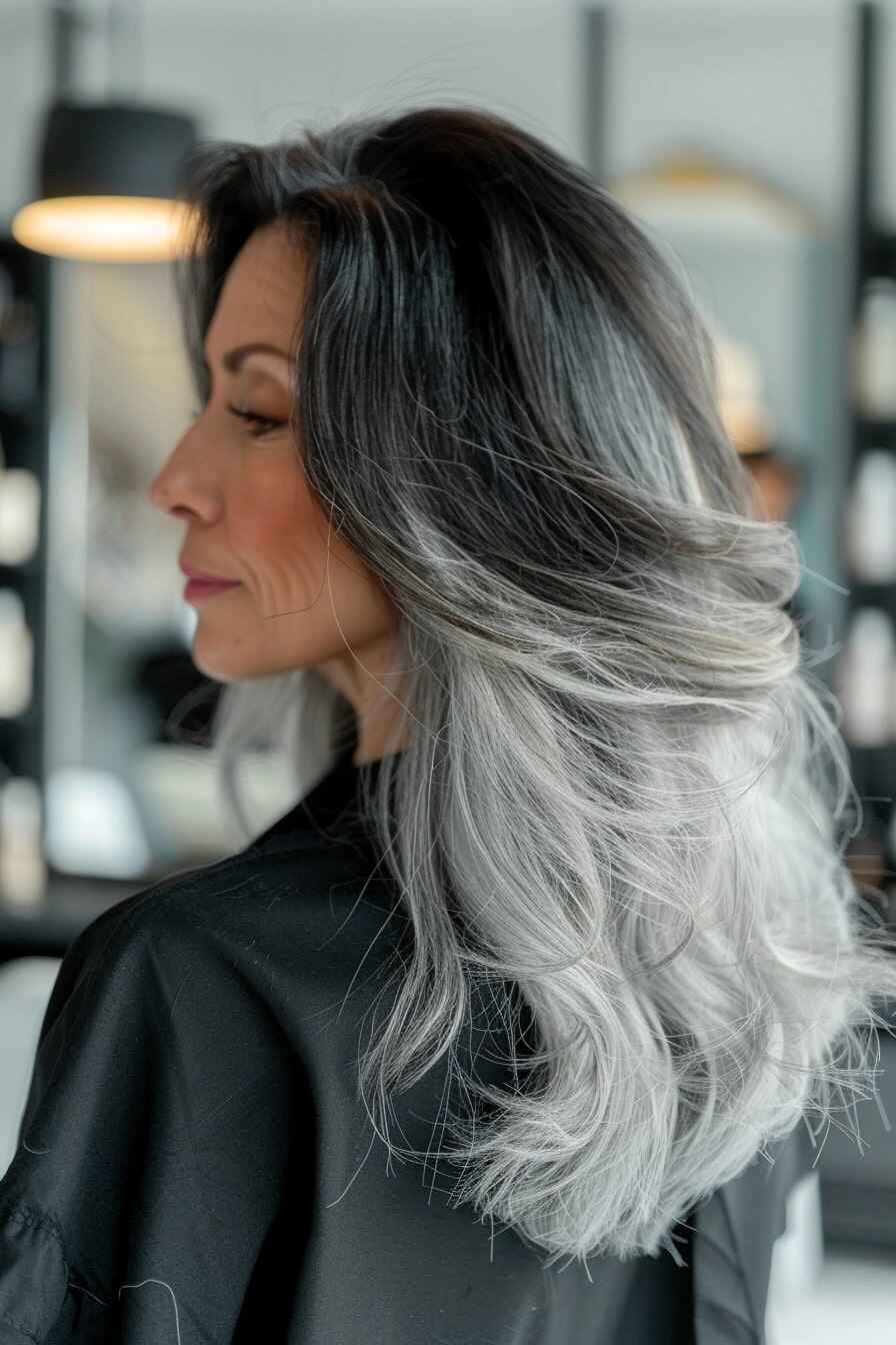 31 Stunning Gray Hair Blending Ideas For A Seamless Look! - Style With Glam