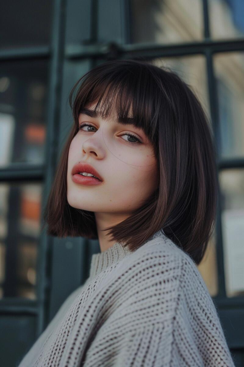 31 Stunning Blunt Shoulder Length Haircuts: The Ultimate Guide To A ...