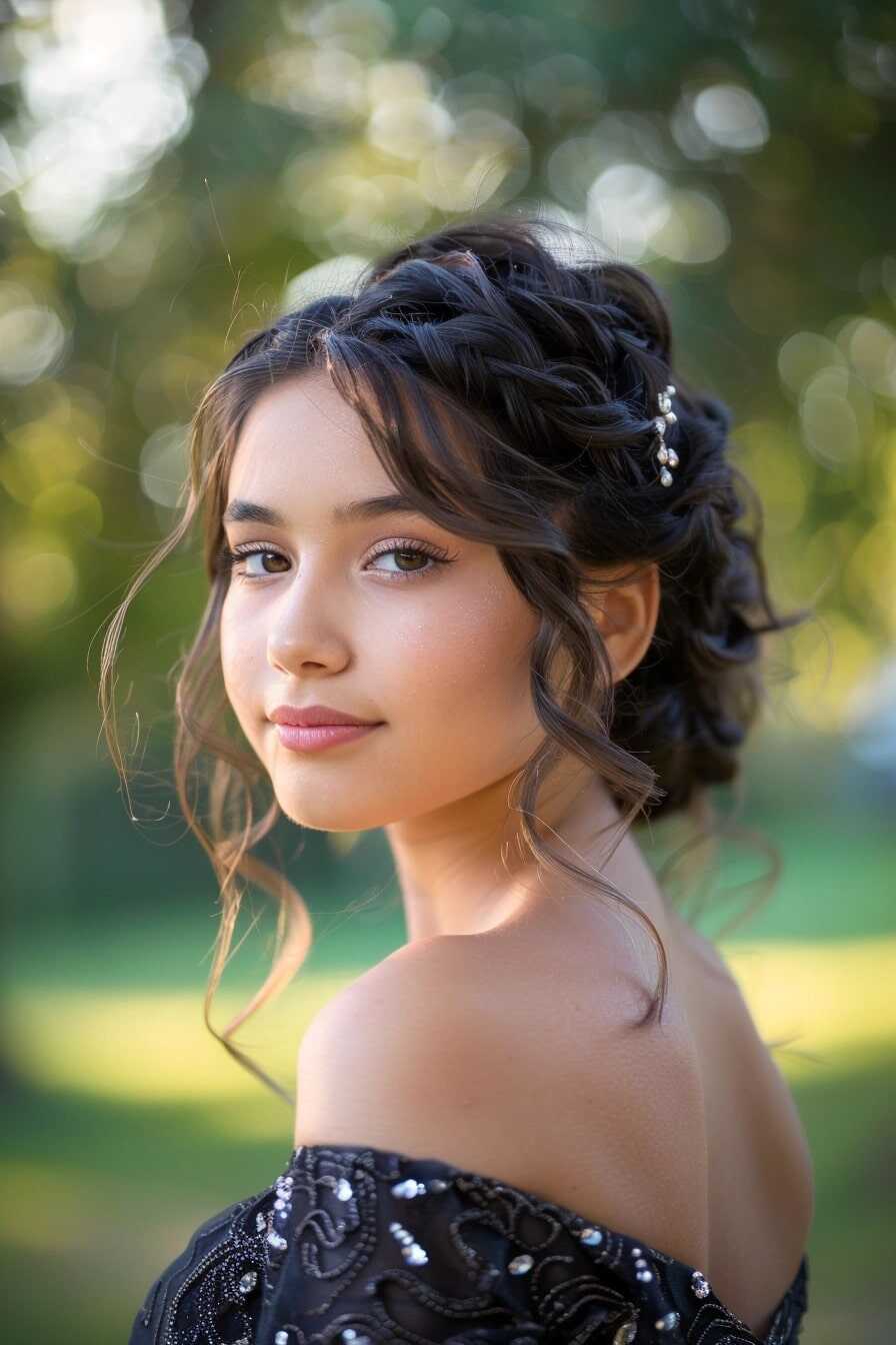 33 Cute Hairstyles For Quinceañeras That Will Make You Shine On Your ...