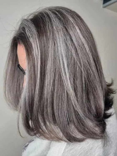 31 Stunning Gray Hair Blending Ideas For A Seamless Look! - Style With Glam