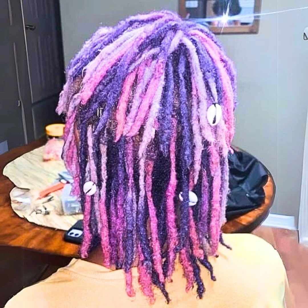 31 Stunning Hairstyles With Dyed Locs: Trendy & Creative Looks To Try ...