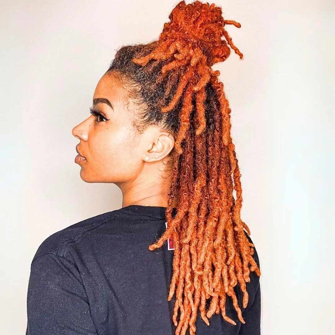 31 Stunning Hairstyles With Dyed Locs: Trendy & Creative Looks To Try ...